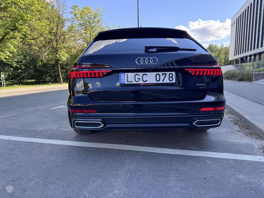 Black Audi A6 2019 in Vilnius, with an engine capacity of 3.00 L and mileage of 246 thousand km for 24900 €, photo 5 on AUTOMOTO.COM.LV