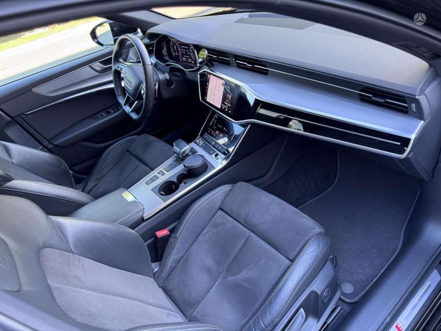 Black Audi A6 2019 in Vilnius, with an engine capacity of 3.00 L and mileage of 246 thousand km for 24900 €, photo 8 on AUTOMOTO.COM.LV