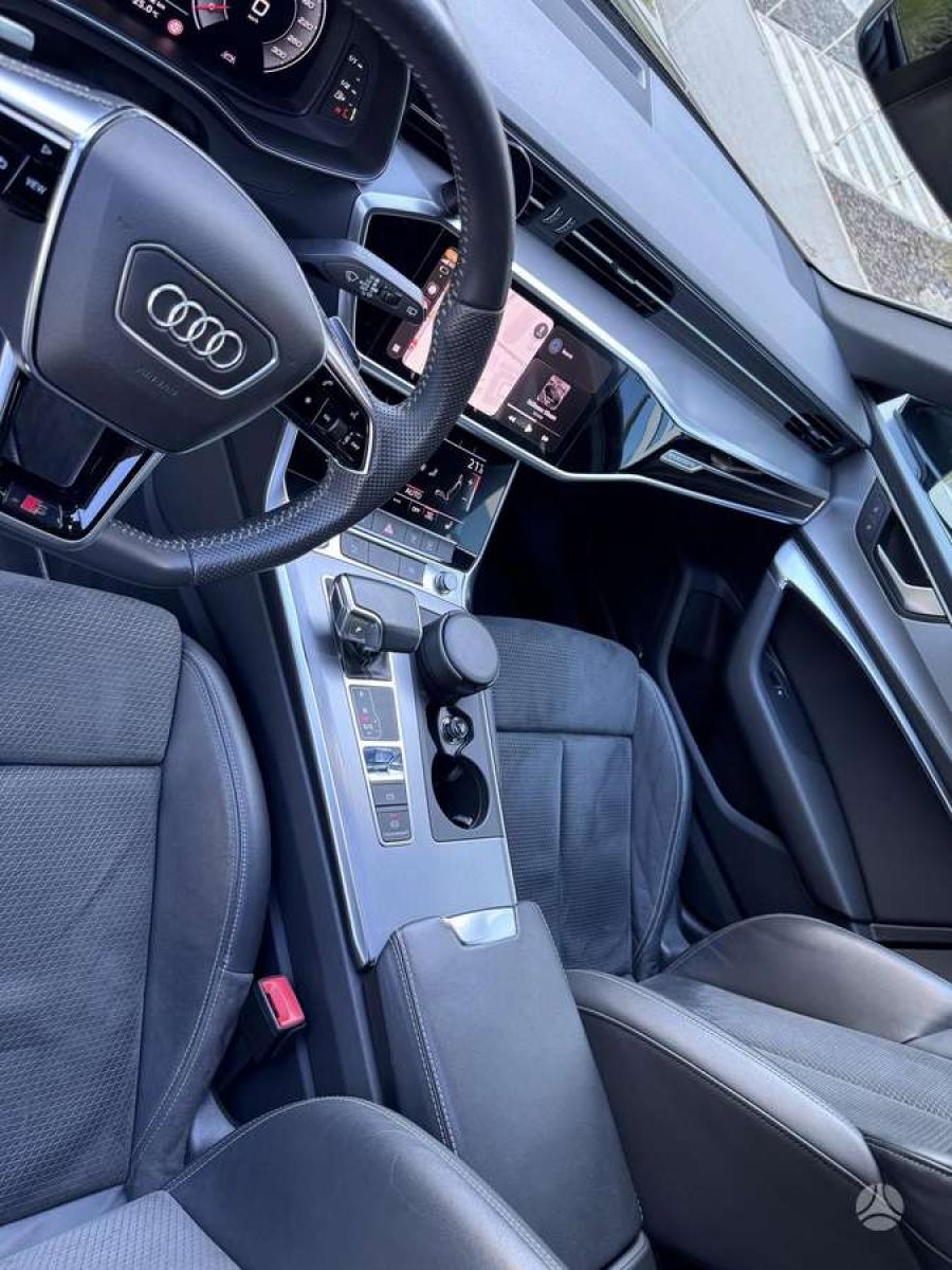 Black Audi A6 2019 in Vilnius, with an engine capacity of 3.00 L and mileage of 246 thousand km for 24900 €, photo 14 on AUTOMOTO.COM.LV