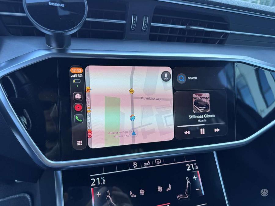 Black Audi A6 2019 in Vilnius, with an engine capacity of 3.00 L and mileage of 246 thousand km for 24900 €, photo 16 on AUTOMOTO.COM.LV