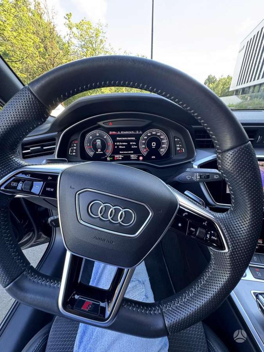 Black Audi A6 2019 in Vilnius, with an engine capacity of 3.00 L and mileage of 246 thousand km for 24900 €, photo 23 on AUTOMOTO.COM.LV