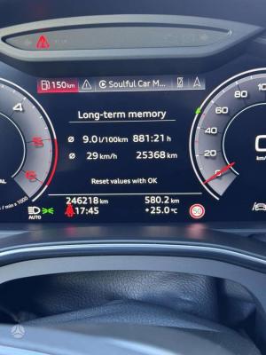 Black Audi A6 2019 in Vilnius, with an engine capacity of 3.00 L and mileage of 246 thousand km for 24900 €, photo 24 on AUTOMOTO.COM.LV
