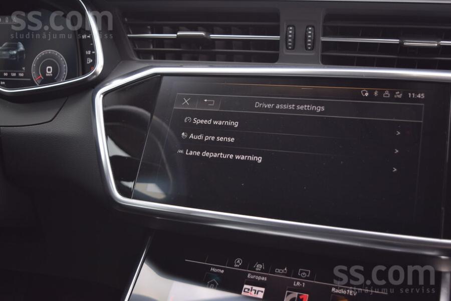 Black Audi A6 2019 in Riga, with an engine capacity of 3.00 L and mileage of 199 thousand km for 18800 €, photo 9 on AUTOMOTO.COM.LV