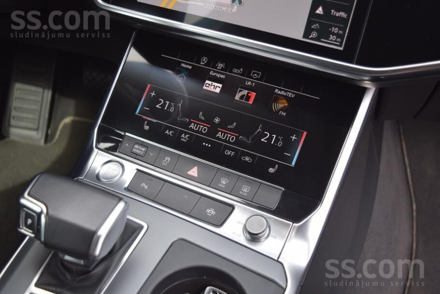 Black Audi A6 2019 in Riga, with an engine capacity of 3.00 L and mileage of 199 thousand km for 18800 €, photo 11 on AUTOMOTO.COM.LV