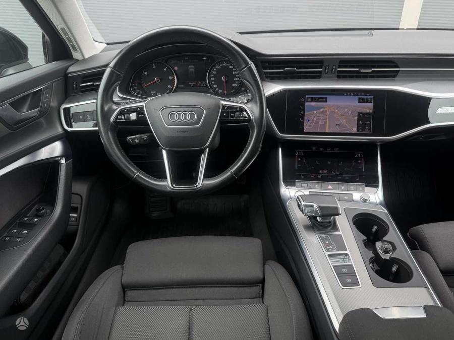 Black Audi A6 2019 in Tallinn, with an engine capacity of 2.00 L and mileage of 289 thousand km for 16490 €, photo 15 on AUTOMOTO.COM.LV