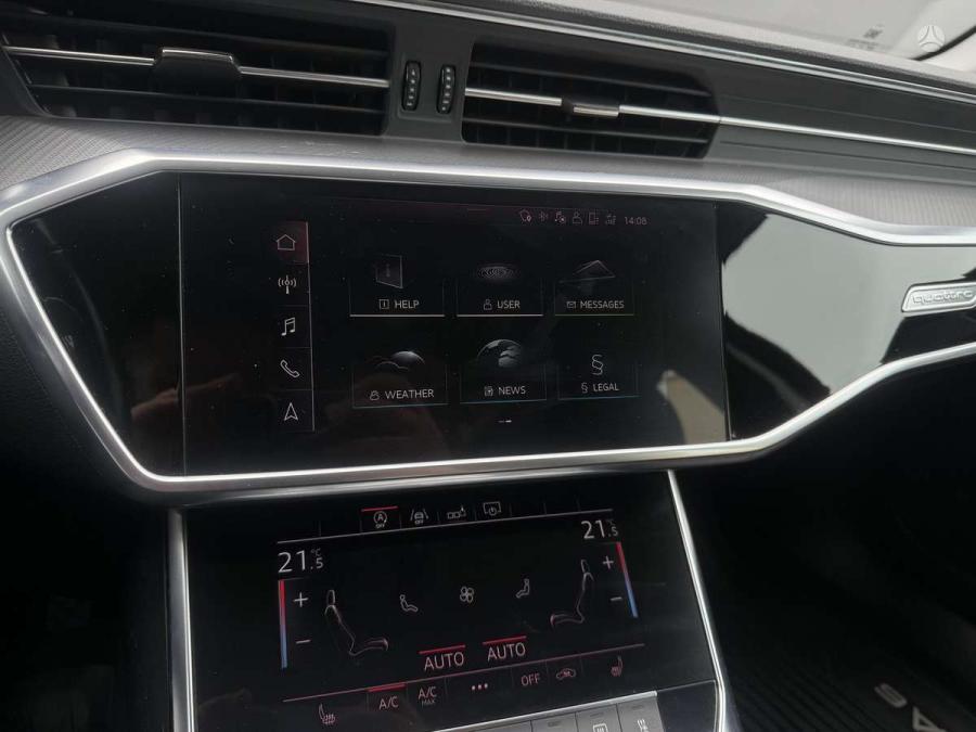 Black Audi A6 2019 in Tallinn, with an engine capacity of 2.00 L and mileage of 289 thousand km for 16490 €, photo 24 on AUTOMOTO.COM.LV
