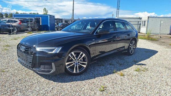 Black Audi A6 2019 in Kaunas, with an engine capacity of 2.00 L and mileage of 211 thousand km for 23950 €, photo 1 on AUTOMOTO.COM.LV