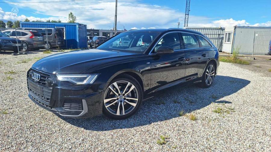 Black Audi A6 2019 in Kaunas, with an engine capacity of 2.00 L and mileage of 211 thousand km for 23950 €, photo 1 on AUTOMOTO.COM.LV