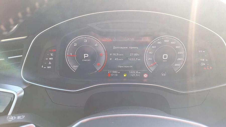 Black Audi A6 2019 in Kaunas, with an engine capacity of 2.00 L and mileage of 211 thousand km for 23950 €, photo 20 on AUTOMOTO.COM.LV
