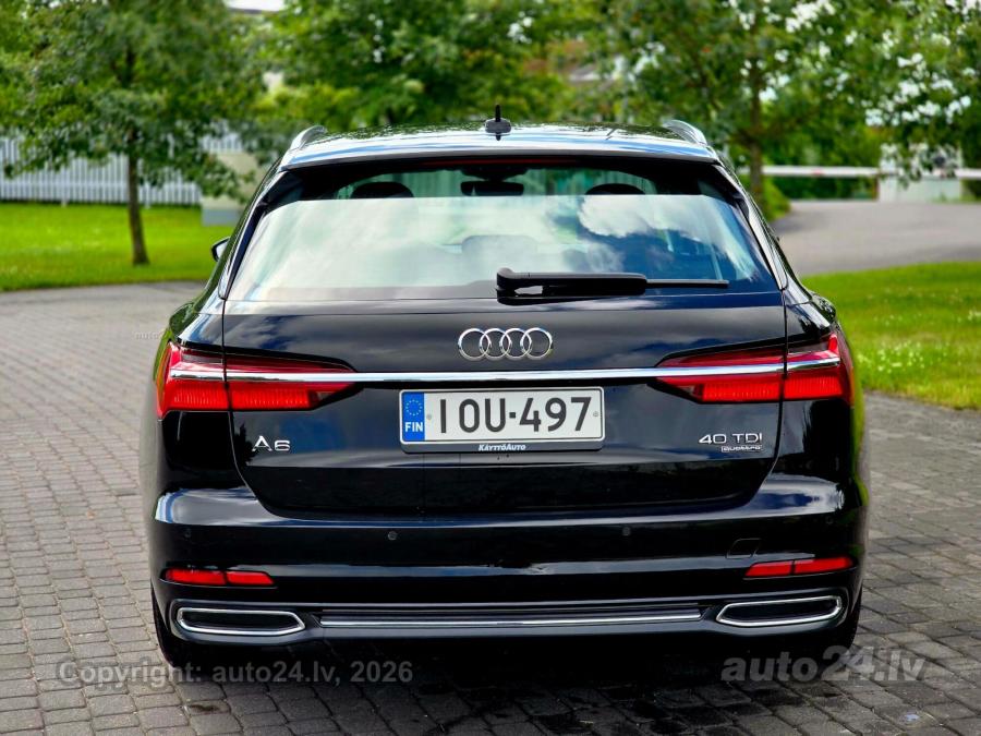 Black Audi A6 2019 in Tallinn, with an engine capacity of 2.00 L and mileage of 289 thousand km for 16990 €, photo 6 on AUTOMOTO.COM.LV