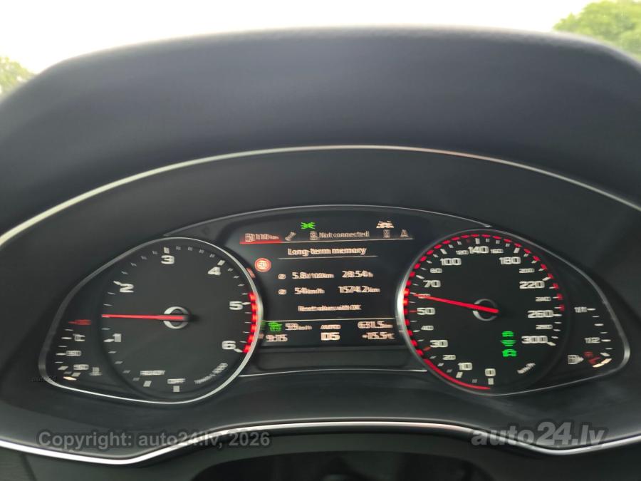 Black Audi A6 2019 in Tallinn, with an engine capacity of 2.00 L and mileage of 289 thousand km for 16990 €, photo 14 on AUTOMOTO.COM.LV