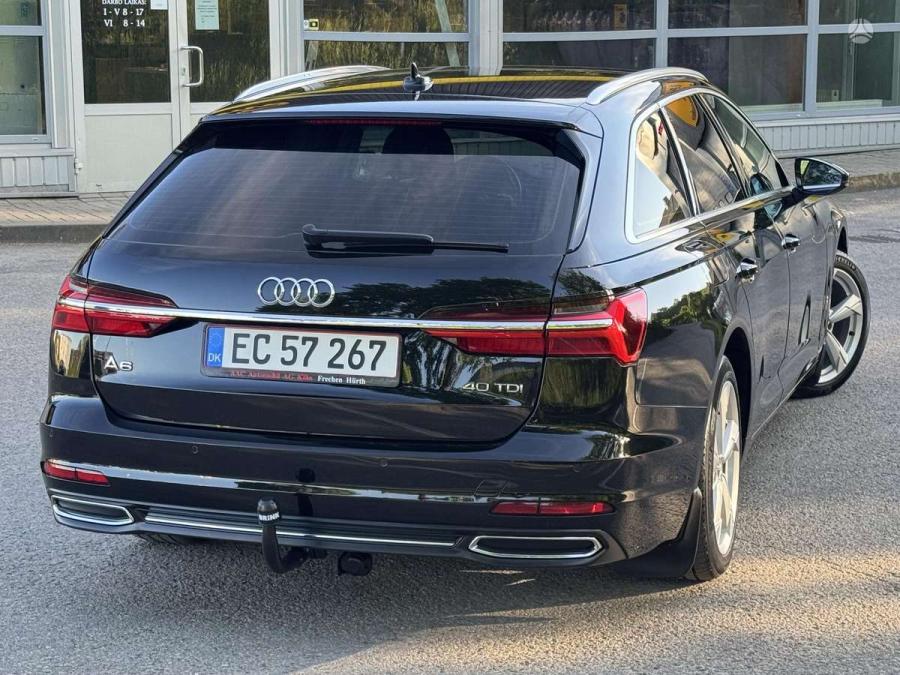 Black Audi A6 2019 in Jonava, with an engine capacity of 2.00 L and mileage of 205 thousand km for 18250 €, photo 10 on AUTOMOTO.COM.LV