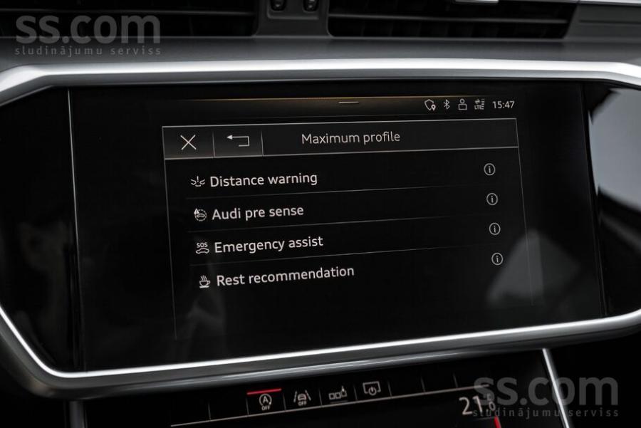Black Audi A6 2019 in Riga, with an engine capacity of 2.00 L and mileage of 208 thousand km for 17950 €, photo 25 on AUTOMOTO.COM.LV