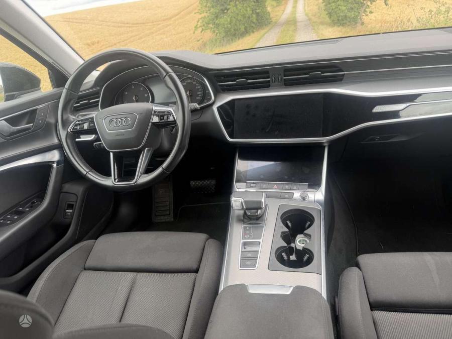 Black Audi A6 2019 in Panevezys, with an engine capacity of 1.97 L and mileage of 242 thousand km for 17200 €, photo 10 on AUTOMOTO.COM.LV