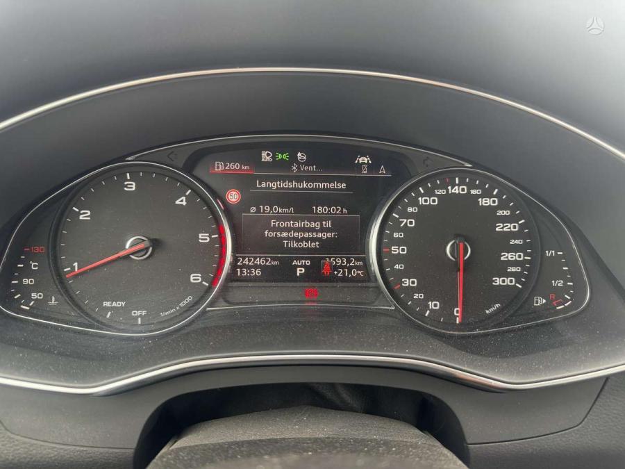 Black Audi A6 2019 in Panevezys, with an engine capacity of 1.97 L and mileage of 242 thousand km for 17200 €, photo 16 on AUTOMOTO.COM.LV