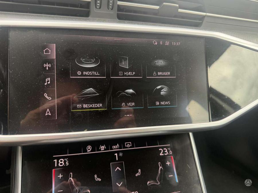 Black Audi A6 2019 in Panevezys, with an engine capacity of 1.97 L and mileage of 242 thousand km for 17200 €, photo 17 on AUTOMOTO.COM.LV