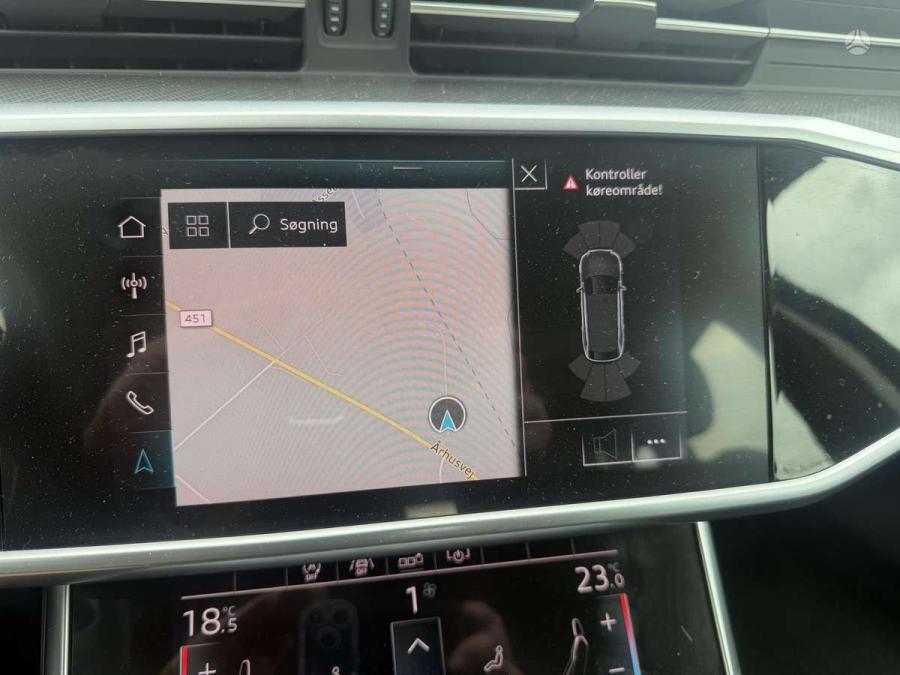 Black Audi A6 2019 in Panevezys, with an engine capacity of 1.97 L and mileage of 242 thousand km for 17200 €, photo 21 on AUTOMOTO.COM.LV