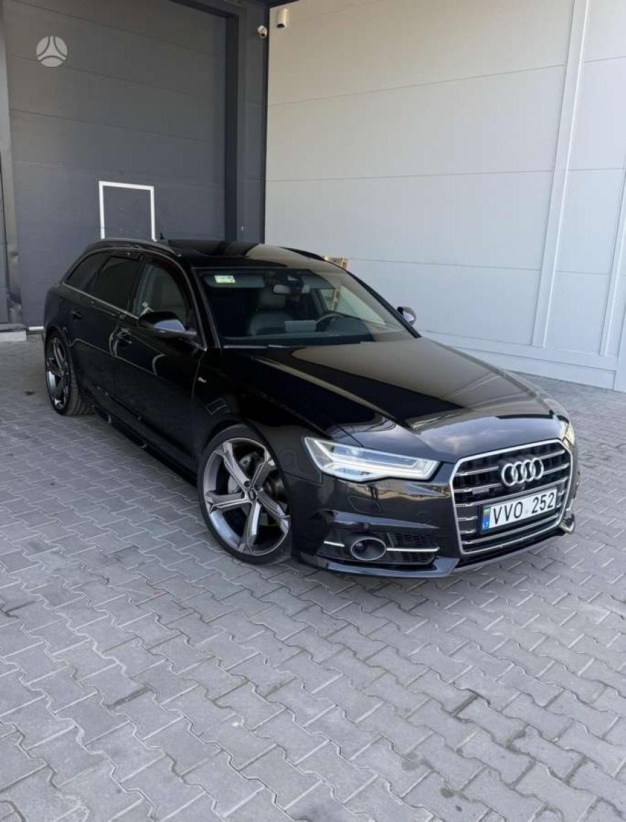 Black Audi A6 2019 in Vilnius, with an engine capacity of 2.97 L and mileage of 183 thousand km for 25500 €, photo 1 on AUTOMOTO.COM.LV
