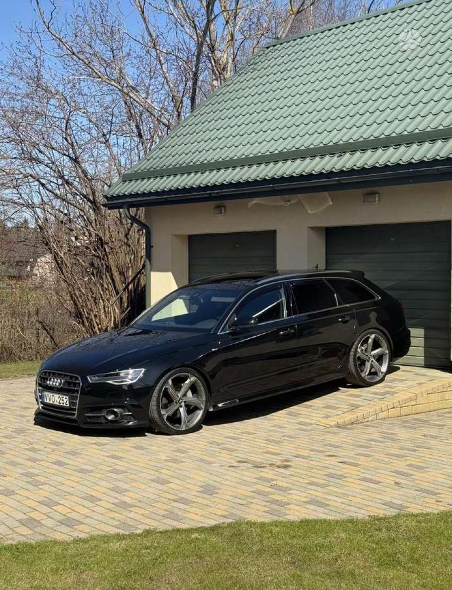 Black Audi A6 2019 in Vilnius, with an engine capacity of 2.97 L and mileage of 183 thousand km for 25500 €, photo 3 on AUTOMOTO.COM.LV