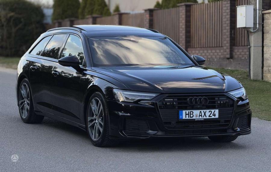 Melns Audi A6 2019 Viļņa, ar dzinēja tilpumu 2.97 L un nobraukumu 153 tūkst. km par 24950 €, foto 1 vietnē AUTOMOTO.COM.LV