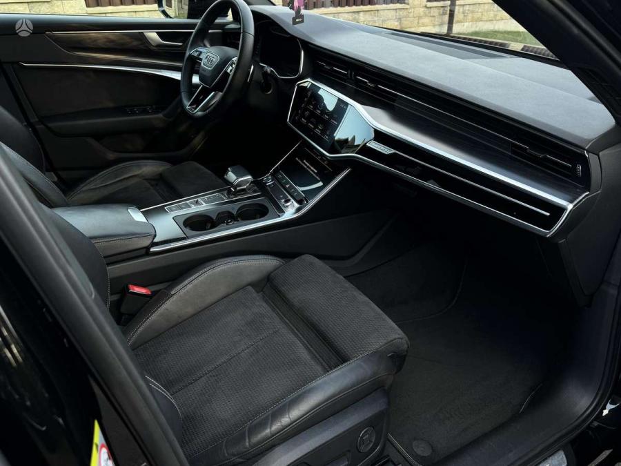 Melns Audi A6 2019 Viļņa, ar dzinēja tilpumu 2.97 L un nobraukumu 153 tūkst. km par 24950 €, foto 9 vietnē AUTOMOTO.COM.LV