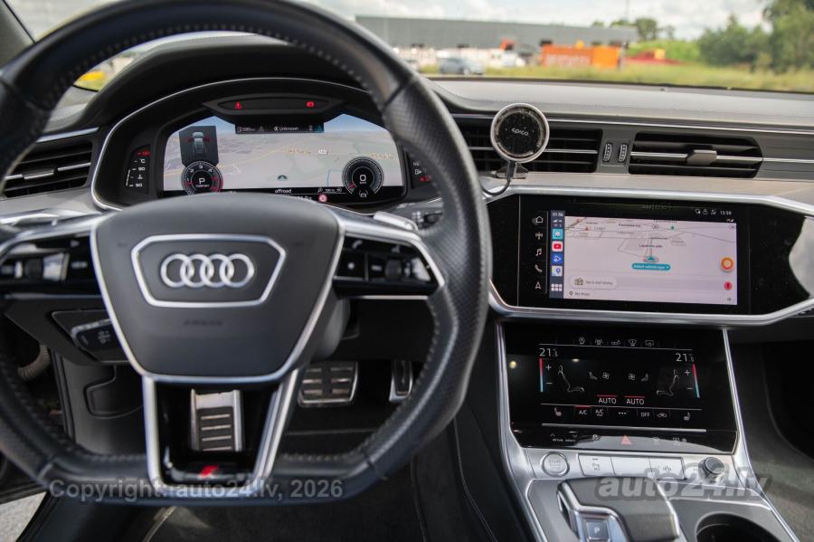 Black Audi A6 2019 in Tallinn, with an engine capacity of 3.00 L and mileage of 190 thousand km for 39680 €, photo 17 on AUTOMOTO.COM.LV