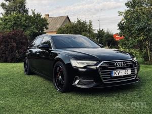 Melns Audi A6 2019 Liepāja, ar dzinēja tilpumu 3.00 L un nobraukumu 140 tūkst. km par 28900 €, foto  vietnē AUTOMOTO.COM.LV