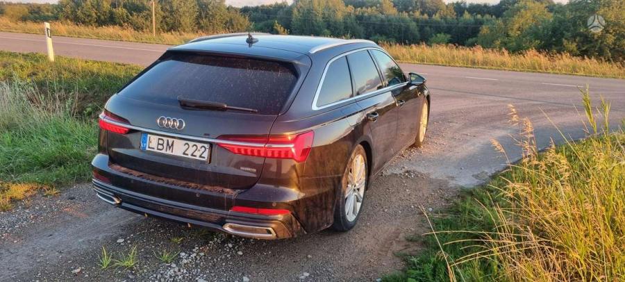 Black Audi A6 2019 in Vilnius, with an engine capacity of 2.97 L and mileage of 125 thousand km for 25000 €, photo 4 on AUTOMOTO.COM.LV