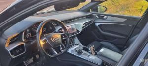Black Audi A6 2019 in Vilnius, with an engine capacity of 2.97 L and mileage of 125 thousand km for 25000 €, photo 6 on AUTOMOTO.COM.LV