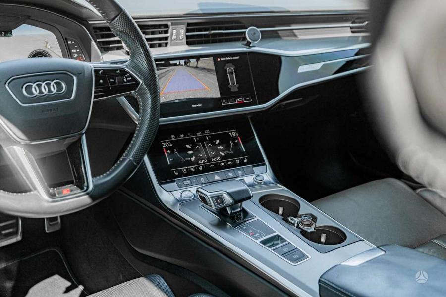 Black Audi A6 2019 in Klaipeda, with an engine capacity of 3.00 L and mileage of 141 thousand km for 25000 €, photo 11 on AUTOMOTO.COM.LV