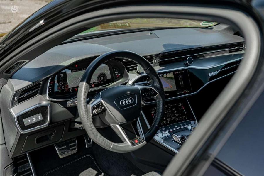 Black Audi A6 2019 in Klaipeda, with an engine capacity of 3.00 L and mileage of 141 thousand km for 25000 €, photo 21 on AUTOMOTO.COM.LV