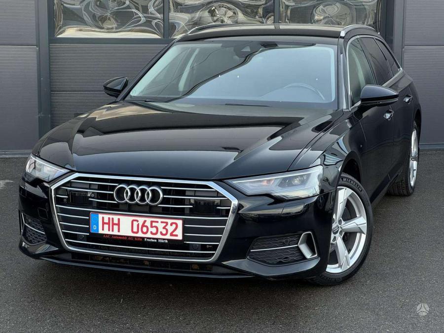 Black Audi A6 2019 in Jonava, with an engine capacity of 2.00 L and mileage of 205 thousand km for 17499 €, photo 1 on AUTOMOTO.COM.LV