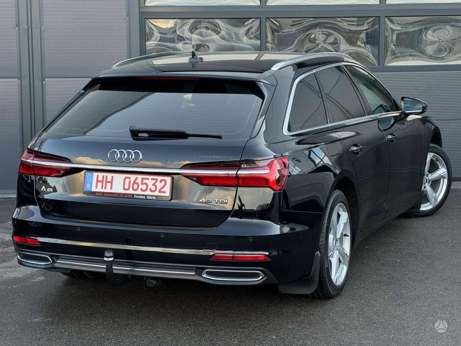 Black Audi A6 2019 in Jonava, with an engine capacity of 2.00 L and mileage of 205 thousand km for 17499 €, photo 13 on AUTOMOTO.COM.LV