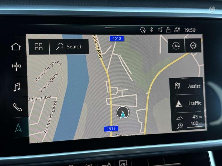 Black Audi A6 2019 in Jonava, with an engine capacity of 2.00 L and mileage of 205 thousand km for 17499 €, photo 55 on AUTOMOTO.COM.LV