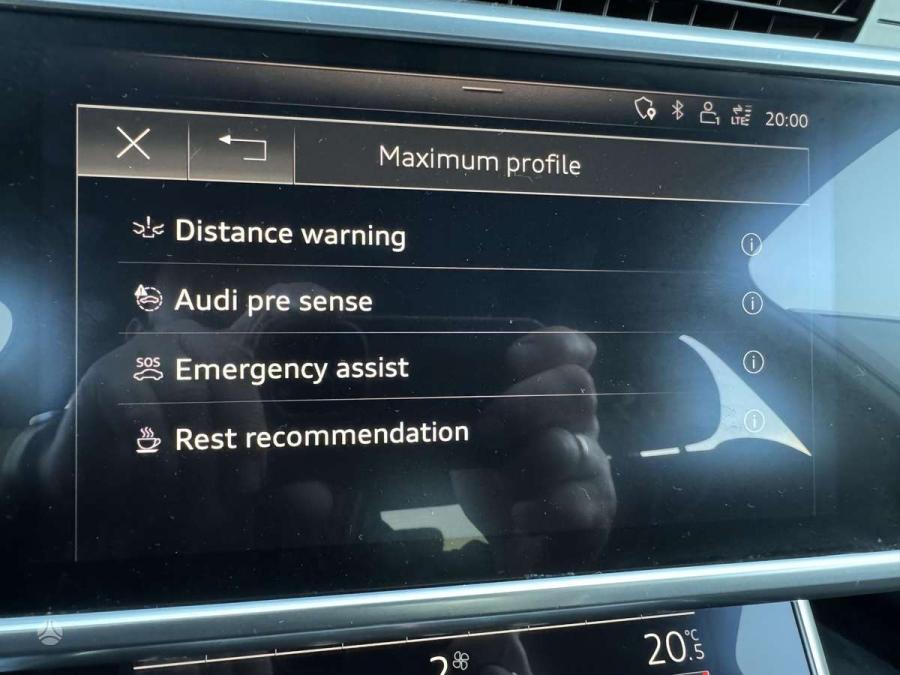 Black Audi A6 2019 in Jonava, with an engine capacity of 2.00 L and mileage of 205 thousand km for 17499 €, photo 56 on AUTOMOTO.COM.LV