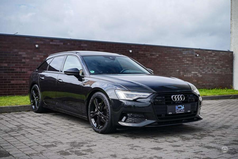 Black Audi A6 2019 in Kaunas, with an engine capacity of 1.97 L and mileage of 163 thousand km for 26450 €, photo 1 on AUTOMOTO.COM.LV