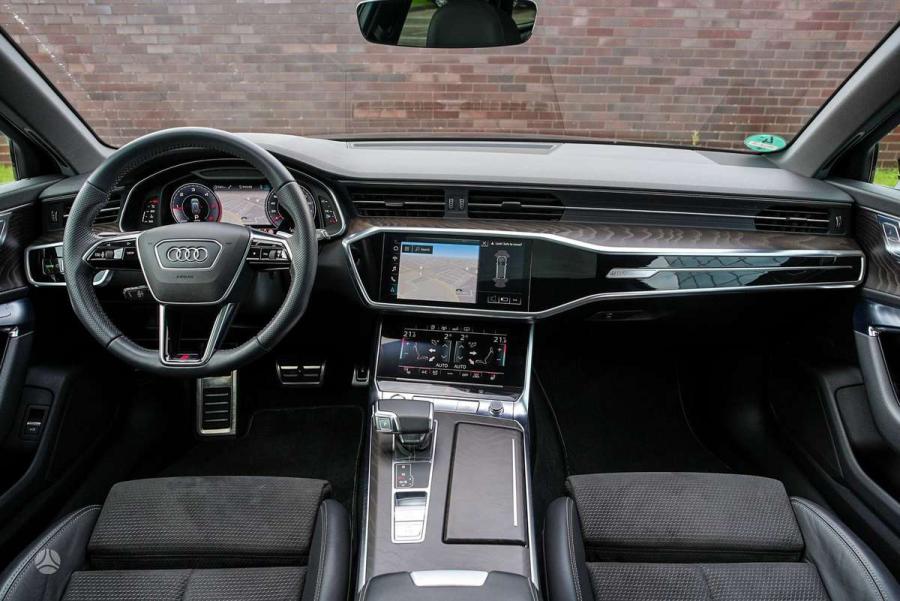 Black Audi A6 2019 in Kaunas, with an engine capacity of 1.97 L and mileage of 163 thousand km for 26450 €, photo 15 on AUTOMOTO.COM.LV