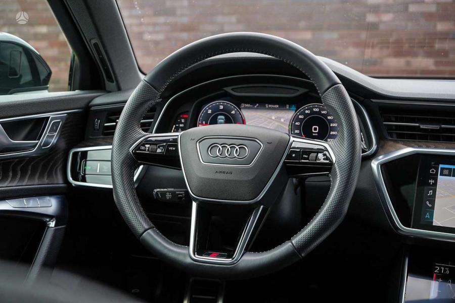 Black Audi A6 2019 in Kaunas, with an engine capacity of 1.97 L and mileage of 163 thousand km for 26450 €, photo 17 on AUTOMOTO.COM.LV