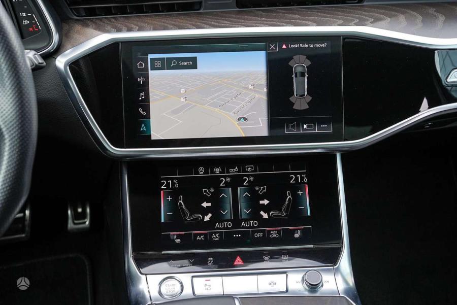 Black Audi A6 2019 in Kaunas, with an engine capacity of 1.97 L and mileage of 163 thousand km for 26450 €, photo 18 on AUTOMOTO.COM.LV