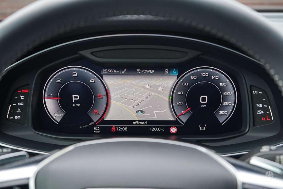 Black Audi A6 2019 in Kaunas, with an engine capacity of 1.97 L and mileage of 163 thousand km for 26450 €, photo 25 on AUTOMOTO.COM.LV