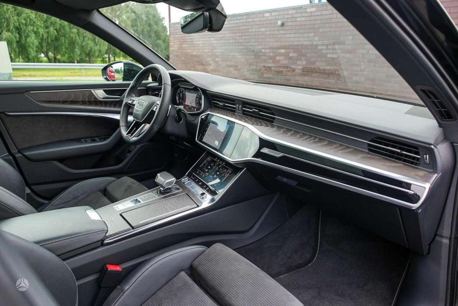 Black Audi A6 2019 in Kaunas, with an engine capacity of 1.97 L and mileage of 163 thousand km for 26450 €, photo 43 on AUTOMOTO.COM.LV