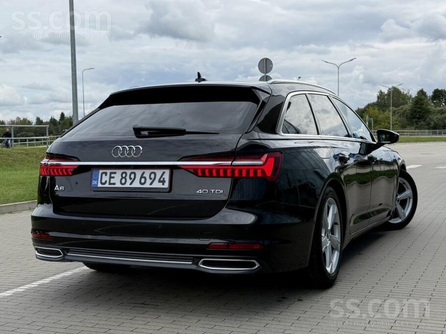 Black Audi A6 2019 in Rezekne, with an engine capacity of 2.00 L and mileage of 257 thousand km for 18990 €, photo 6 on AUTOMOTO.COM.LV