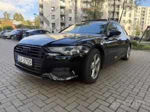 Black Audi A6 2019 in Riga, with an engine capacity of 3.00 L and mileage of 99 thousand km for 32900 €, photo  on AUTOMOTO.COM.LV