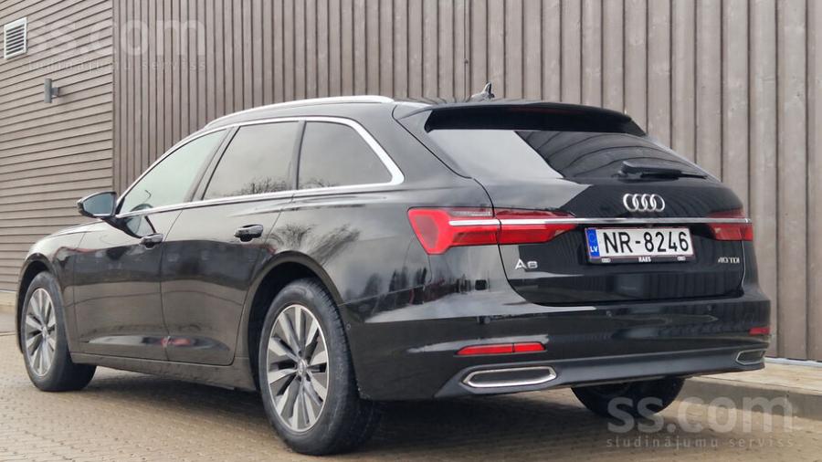 Black Audi A6 2019 in Jelgava, with an engine capacity of 2.00 L and mileage of 277 thousand km for 18700 €, photo 6 on AUTOMOTO.COM.LV
