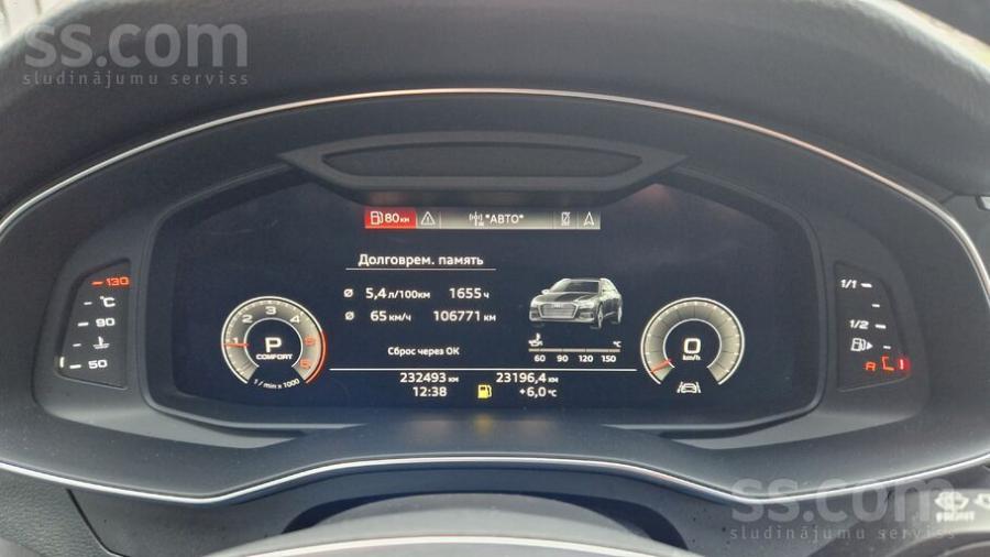 Black Audi A6 2019 in Jelgava, with an engine capacity of 2.00 L and mileage of 277 thousand km for 18700 €, photo 31 on AUTOMOTO.COM.LV