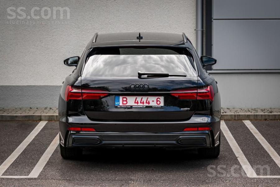 Black Audi A6 2020 in Riga, with an engine capacity of 3.00 L and mileage of 0 thousand km for 27550 €, photo 5 on AUTOMOTO.COM.LV