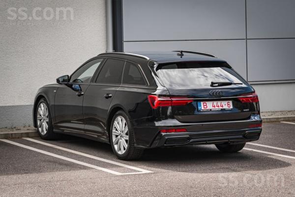 Black Audi A6 2020 in Riga, with an engine capacity of 3.00 L and mileage of 0 thousand km for 27550 €, photo 6 on AUTOMOTO.COM.LV