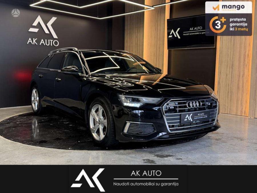 Black Audi A6 2020 in Kaunas, with an engine capacity of 2.97 L and mileage of 128 thousand km for 28990 €, photo 1 on AUTOMOTO.COM.LV