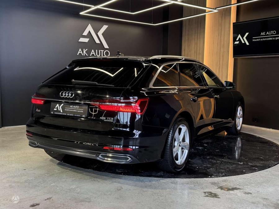 Black Audi A6 2020 in Kaunas, with an engine capacity of 2.97 L and mileage of 128 thousand km for 28990 €, photo 12 on AUTOMOTO.COM.LV