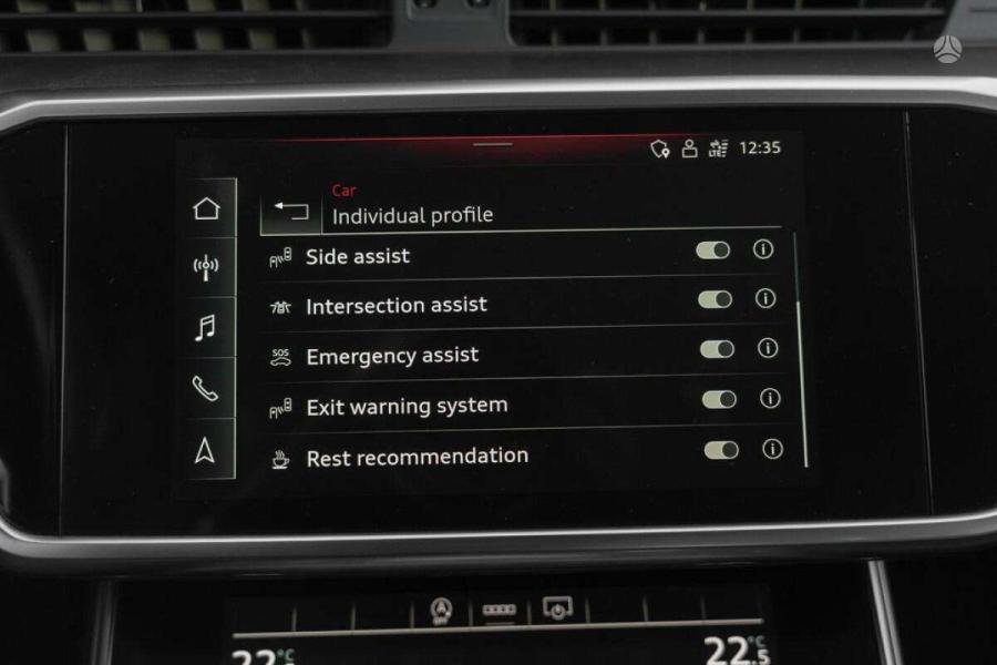 Черный Ауди А6 2020 в Вильнюс, объемом двигателя 2.00 л и пробегом 161 тыс. км за 25950 €, фото 13 на AUTOMOTO.COM.LV